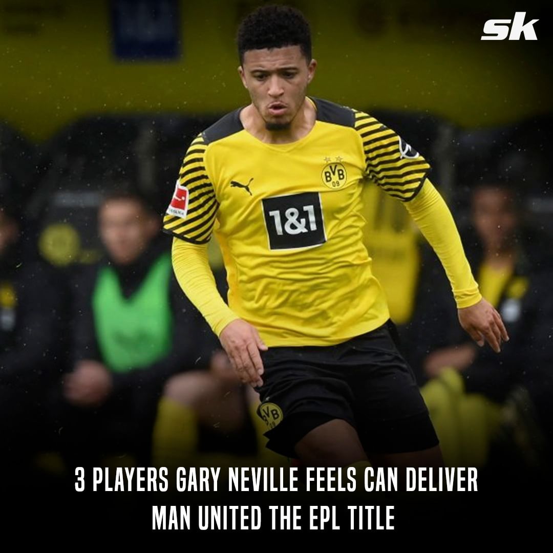 Gary Neville names 3 players who can deliver Manchester United the ...