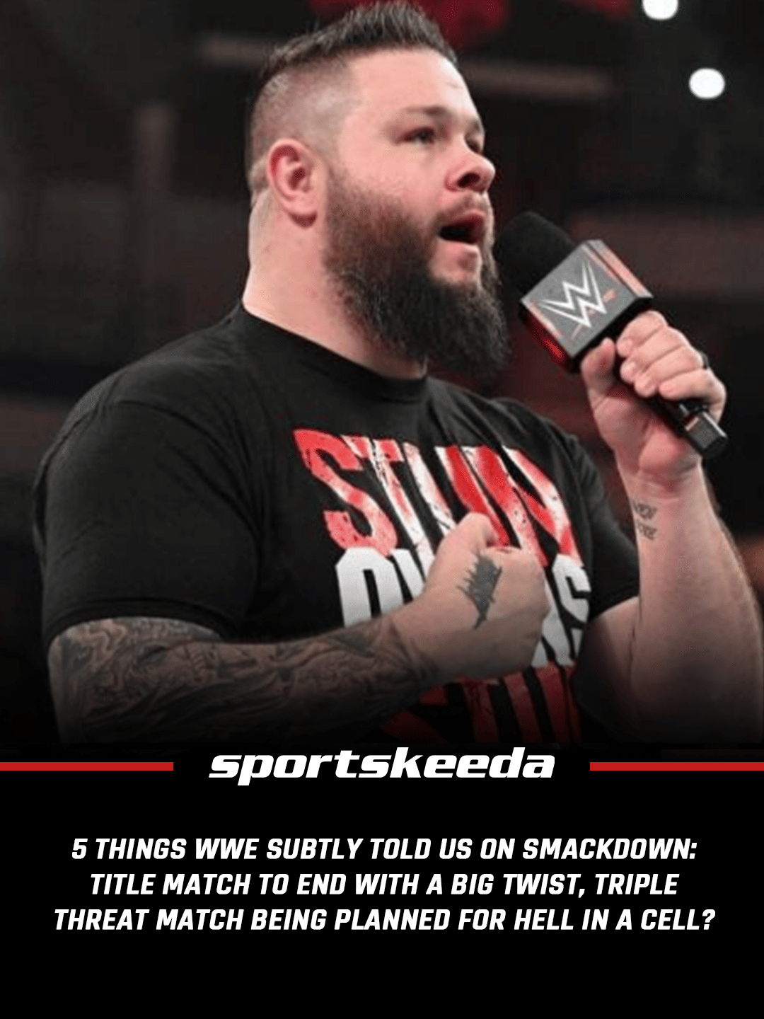 5 Things WWE Subtly told us on SmackDown: Title match to end with a big ...